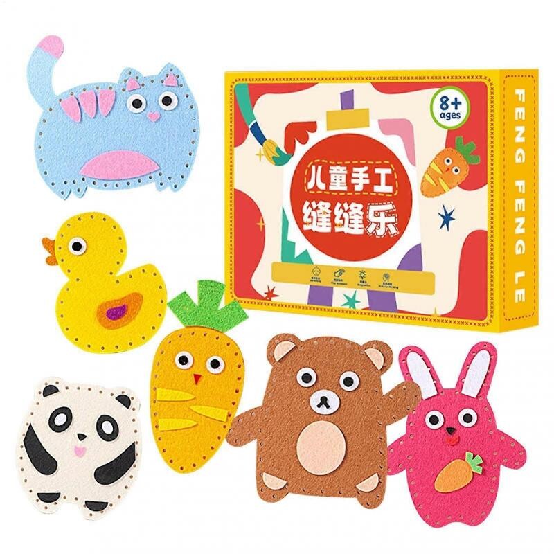 Doll Sewing Kit for Plush Dolls - 6 Easy Projects, Educational, Fun ...