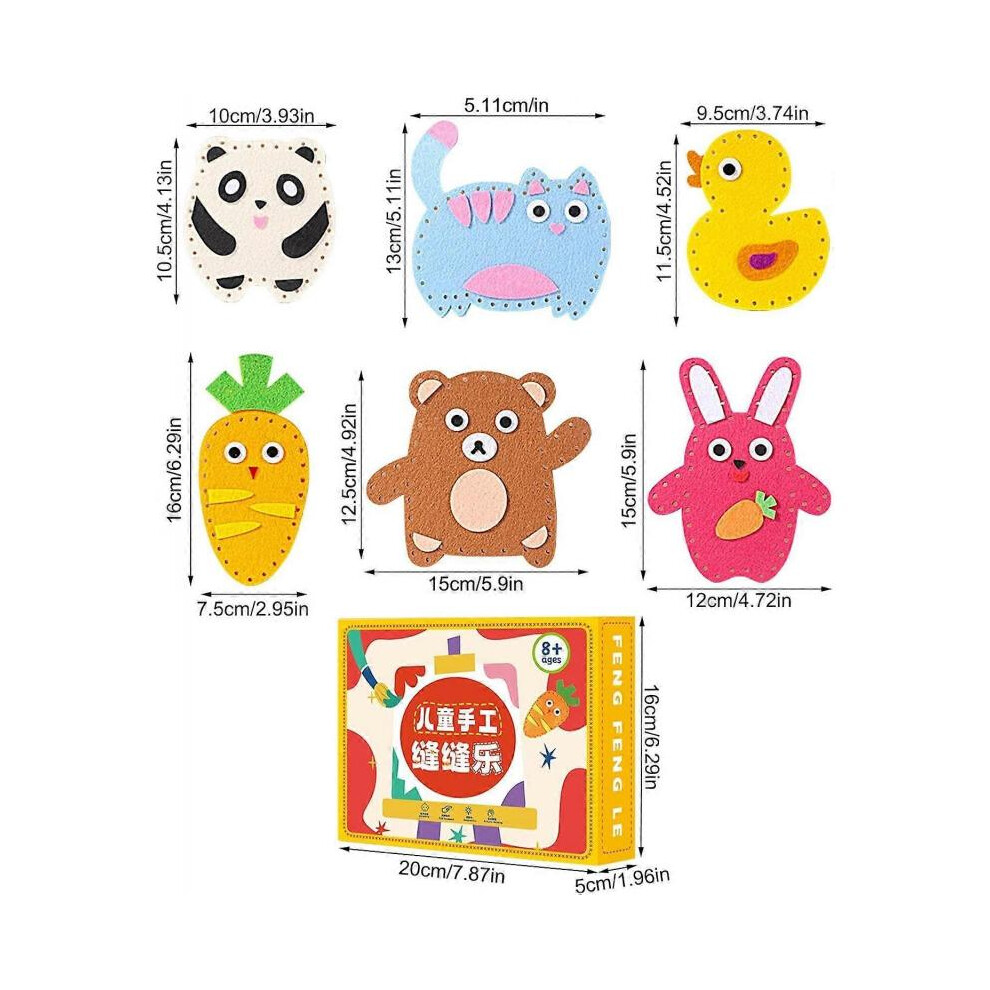 Doll Sewing Kit for Plush Dolls - 6 Easy Projects, Educational, Fun ...