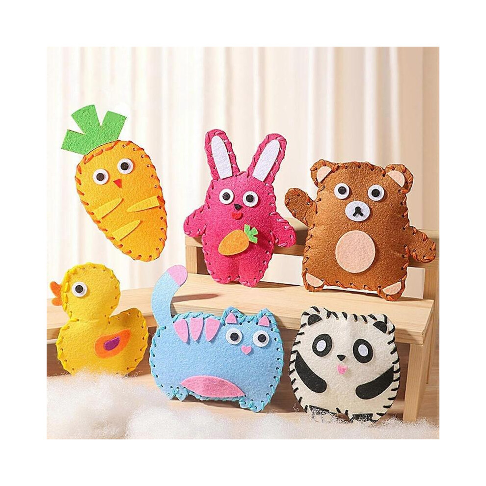 Doll Sewing Kit for Plush Dolls - 6 Easy Projects, Educational, Fun ...