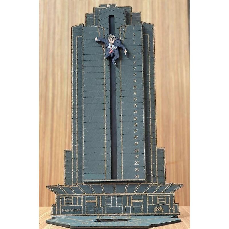 Die Hard Advent Calendar - Hans Gruber Falling Off Off Nakatomi Plaza ...