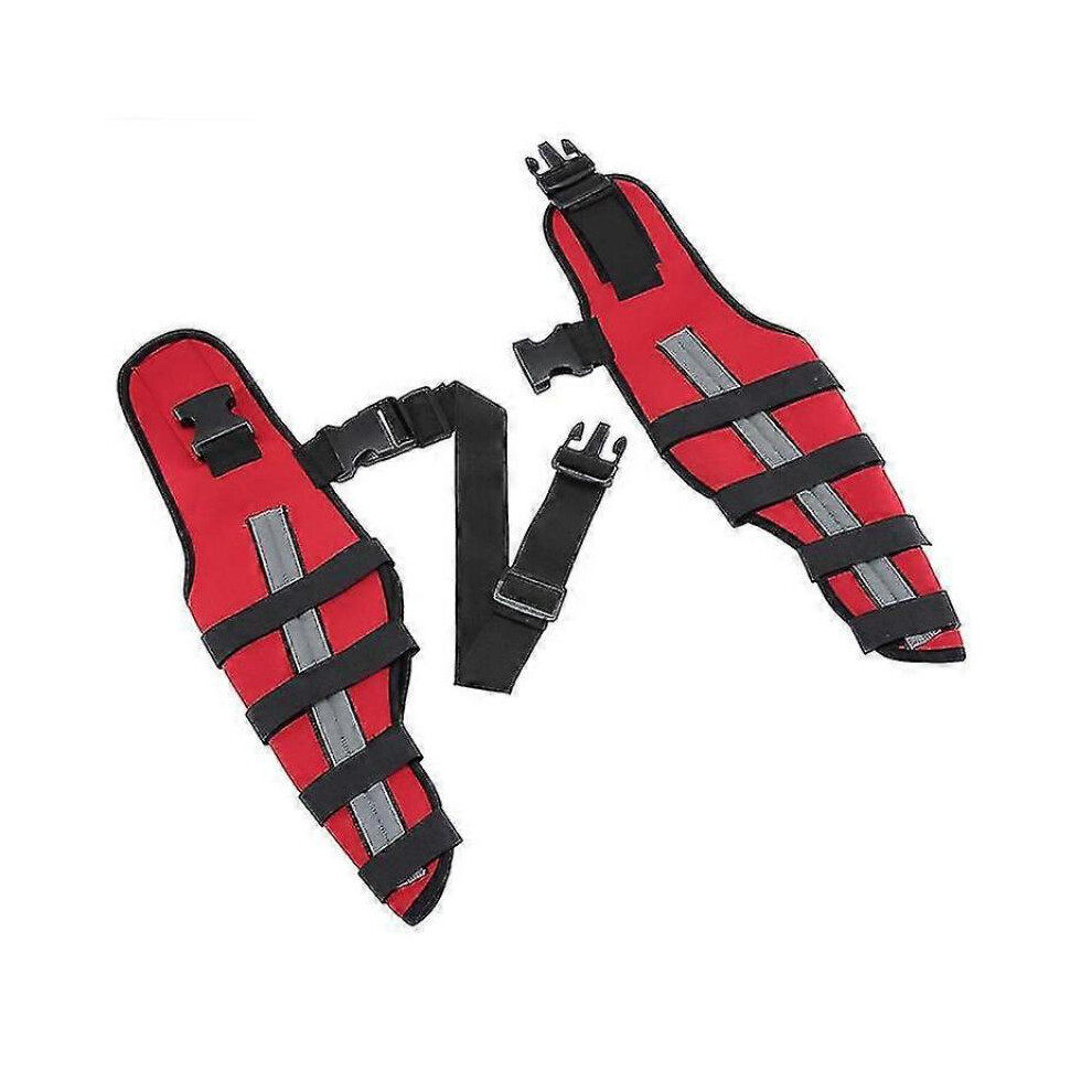 (XS, red2) Double Rear Leg Protection Dog Knee Brace For Acl Knee Cap ...