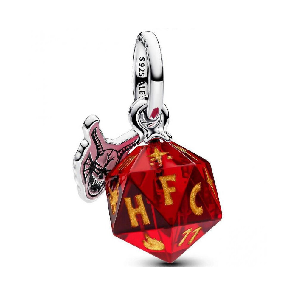 Stranger Things Glow in the Dark Charm Pendant, Sterling Silver ...