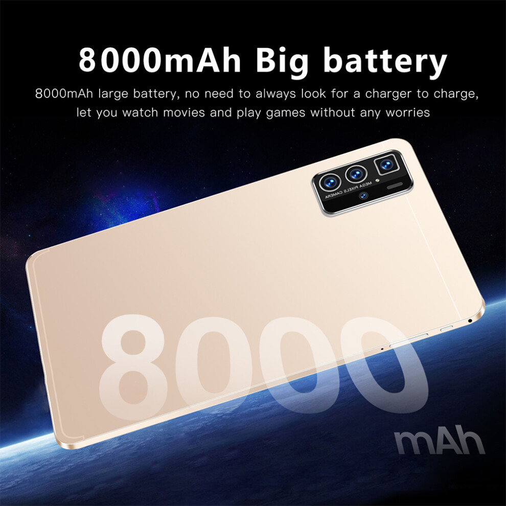 Tablet Android 13 da 10,1" con risoluzione 1280x800, 8GB di RAM, 128GB ...