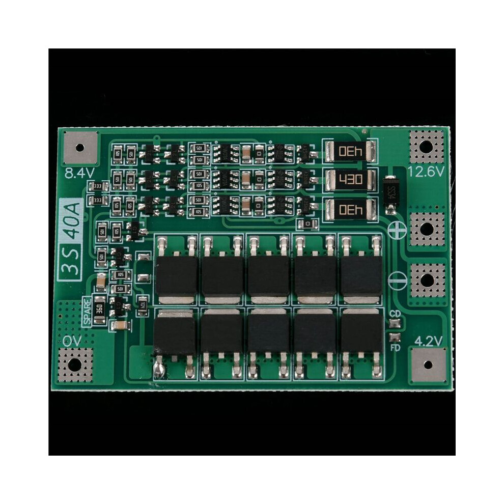 8X 3S 40A for Screwdriver 12V Li-Ion 18650 Bms Pcm Battery Protection ...