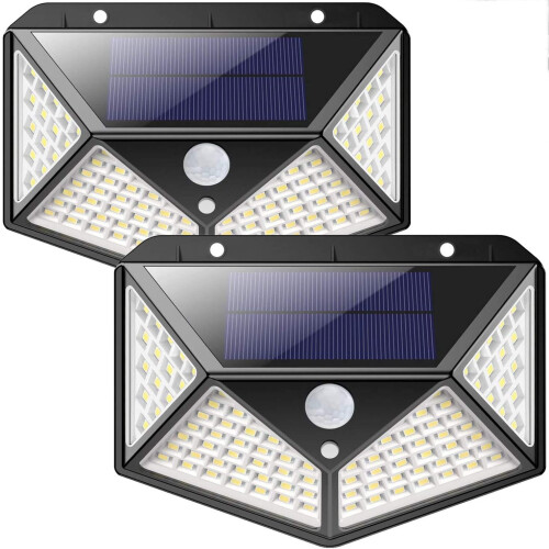 Luces solares para exteriores, apliques de pared con sensor de ...