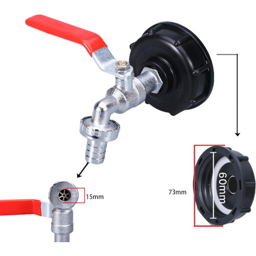 Resistant To Corrosion IBC Tote Tank Adapter For Wide Application, Good ...