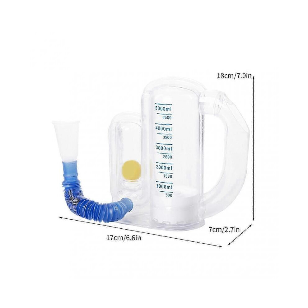 Incentive Spirometer 5000ML Volume Measurement with Flow Rate Indicator ...