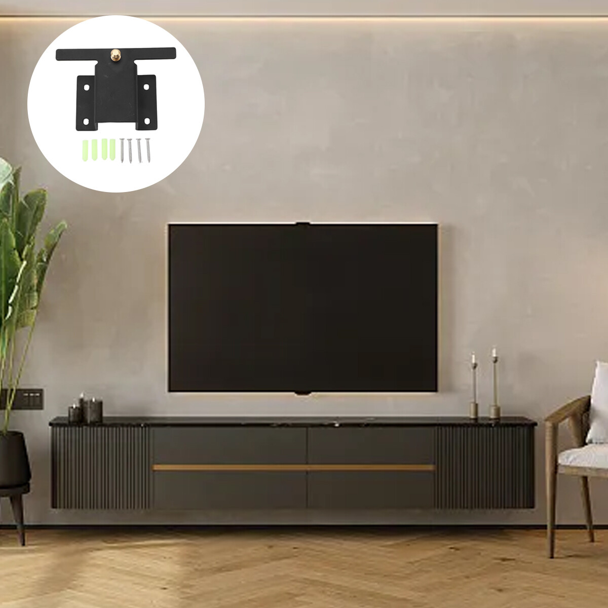 Support mural dissimulé pour enceintes surround arrière Samsung SWA ...