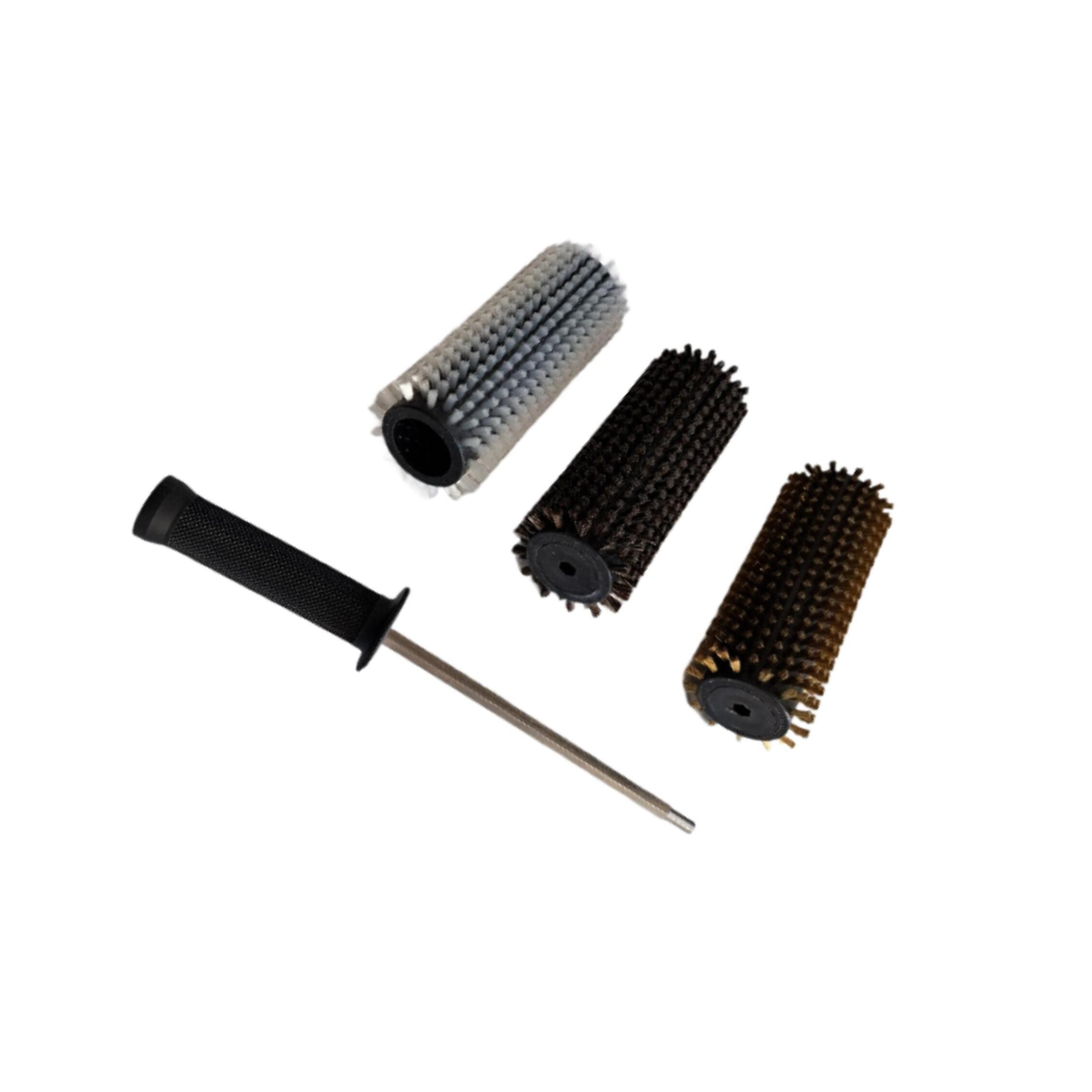 Ski Rotating Brush Kit With Axle Shaft Handle Premium Ski Wax Brushes ...