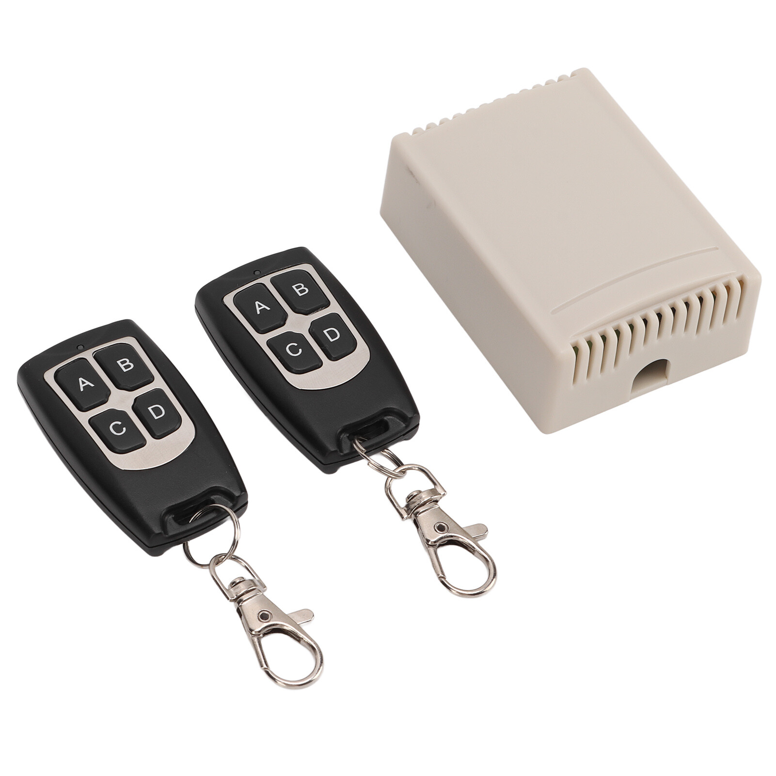 Télécommande sans fil RF à code tournant, récepteur deux canaux, relais ...