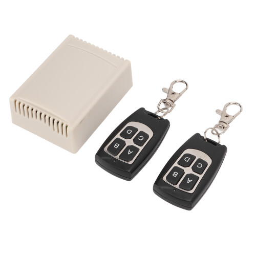 Télécommande sans fil RF à code tournant, récepteur deux canaux, relais ...