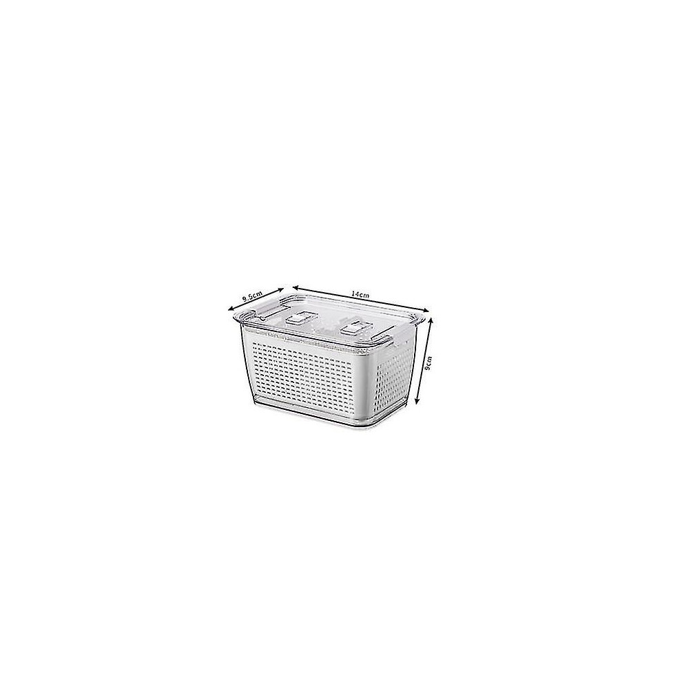 Bacs de rangement pour réfrigérateur et cuisine, contenants de ...