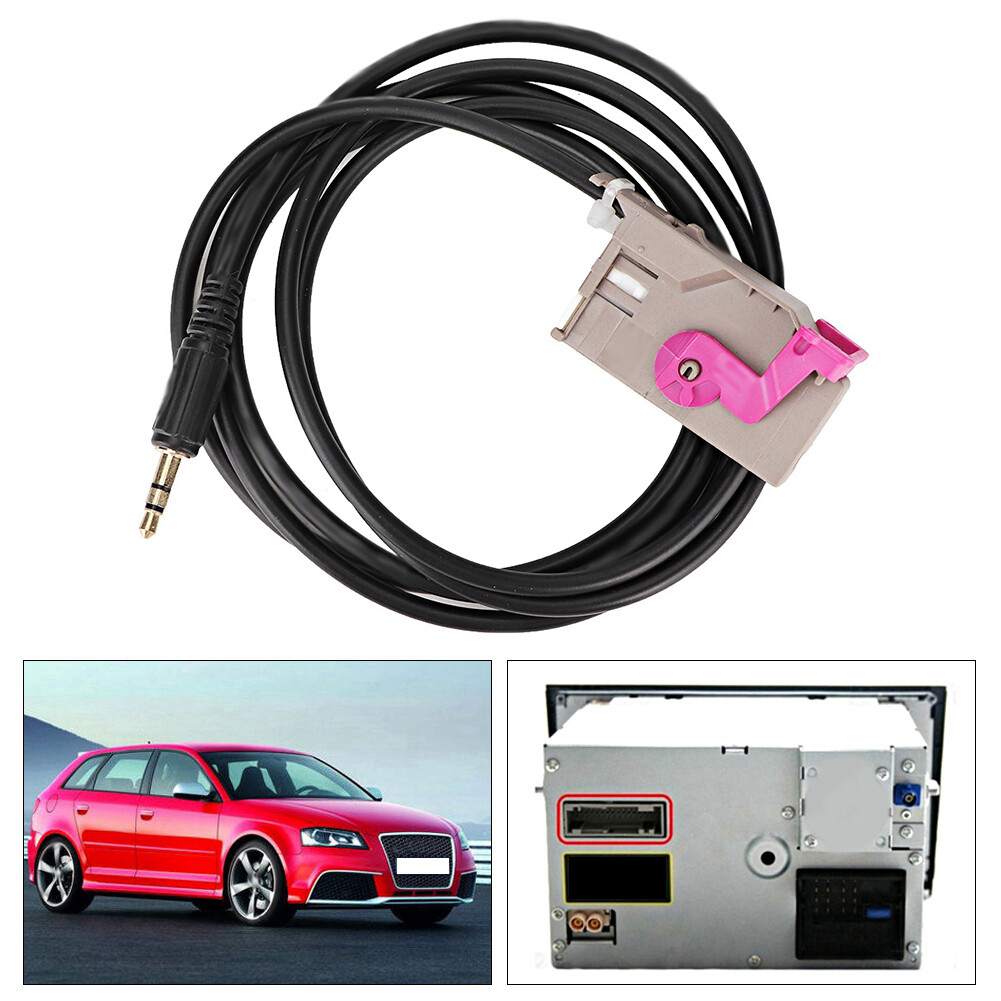 Câble audio AUX pour voiture 3,5 mm, adaptateur d'entrée auxiliaire ...