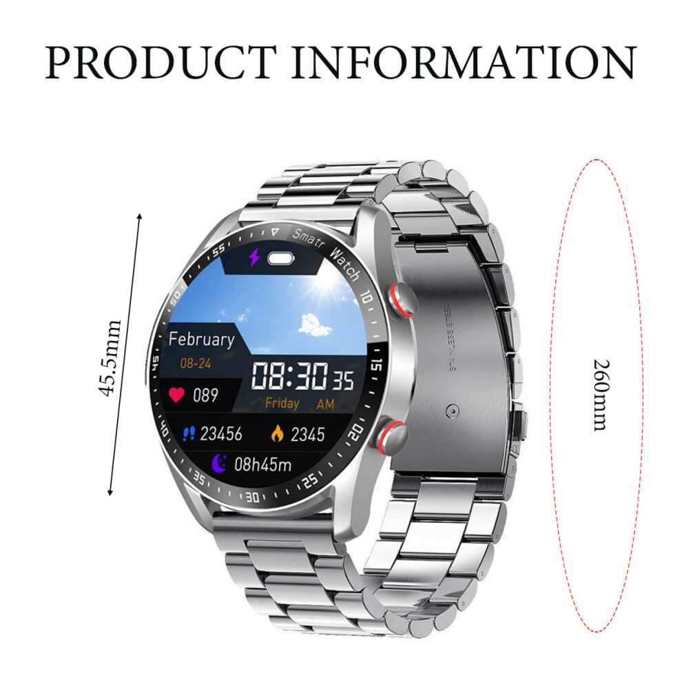 Montre connectée élégante pour homme, bracelet d'activité sophistiqué ...