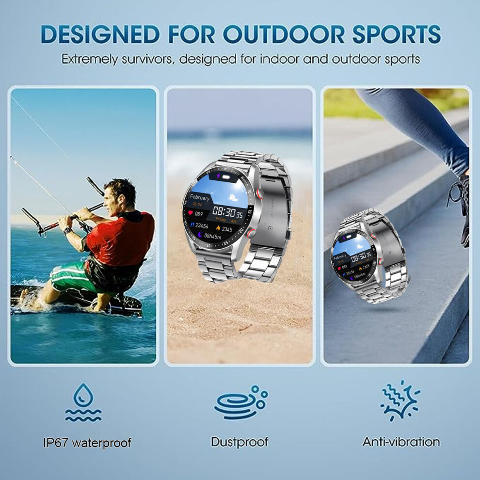 Montre connectée élégante pour homme, bracelet d'activité sophistiqué ...