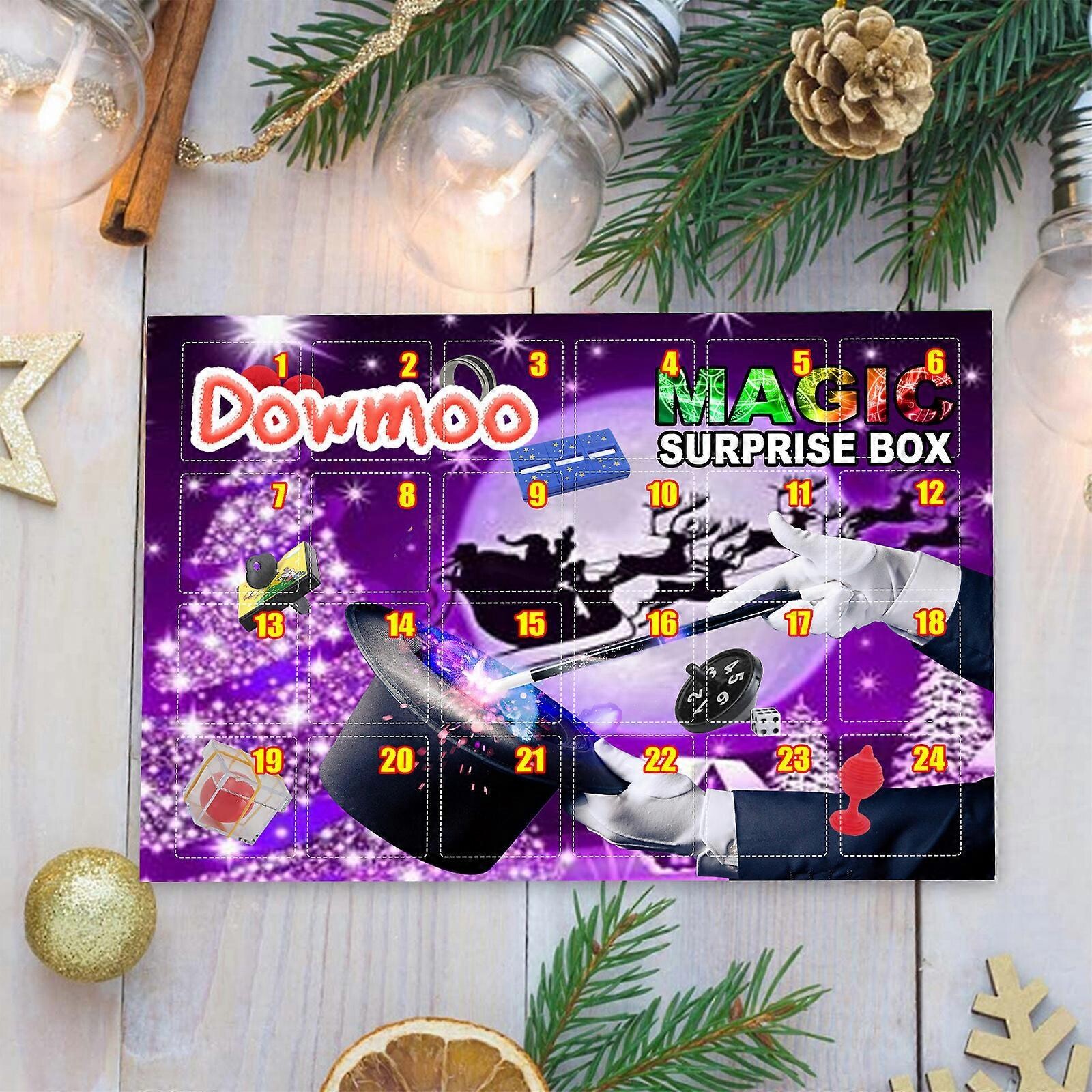 Magic decompression blind box Christmas atmosphere gift magic props ...