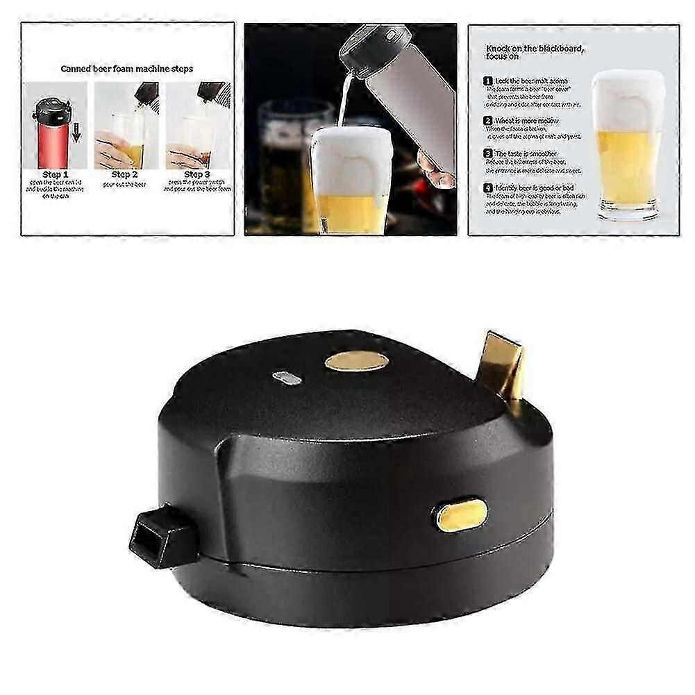 Machine à mousser la bière en canette, portable et spécialement conçue ...