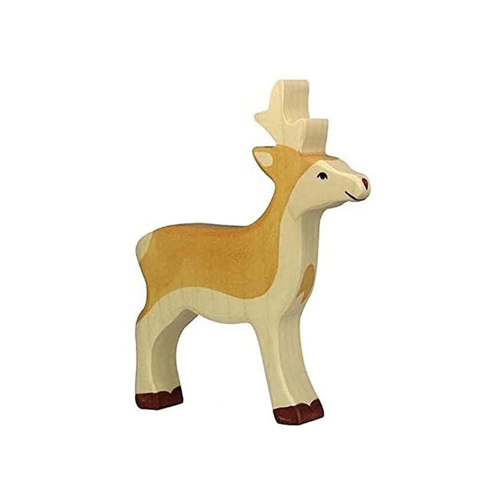 HOLZTIGER - 80089 - FIGURINE - JEUNE CERF on OnBuy