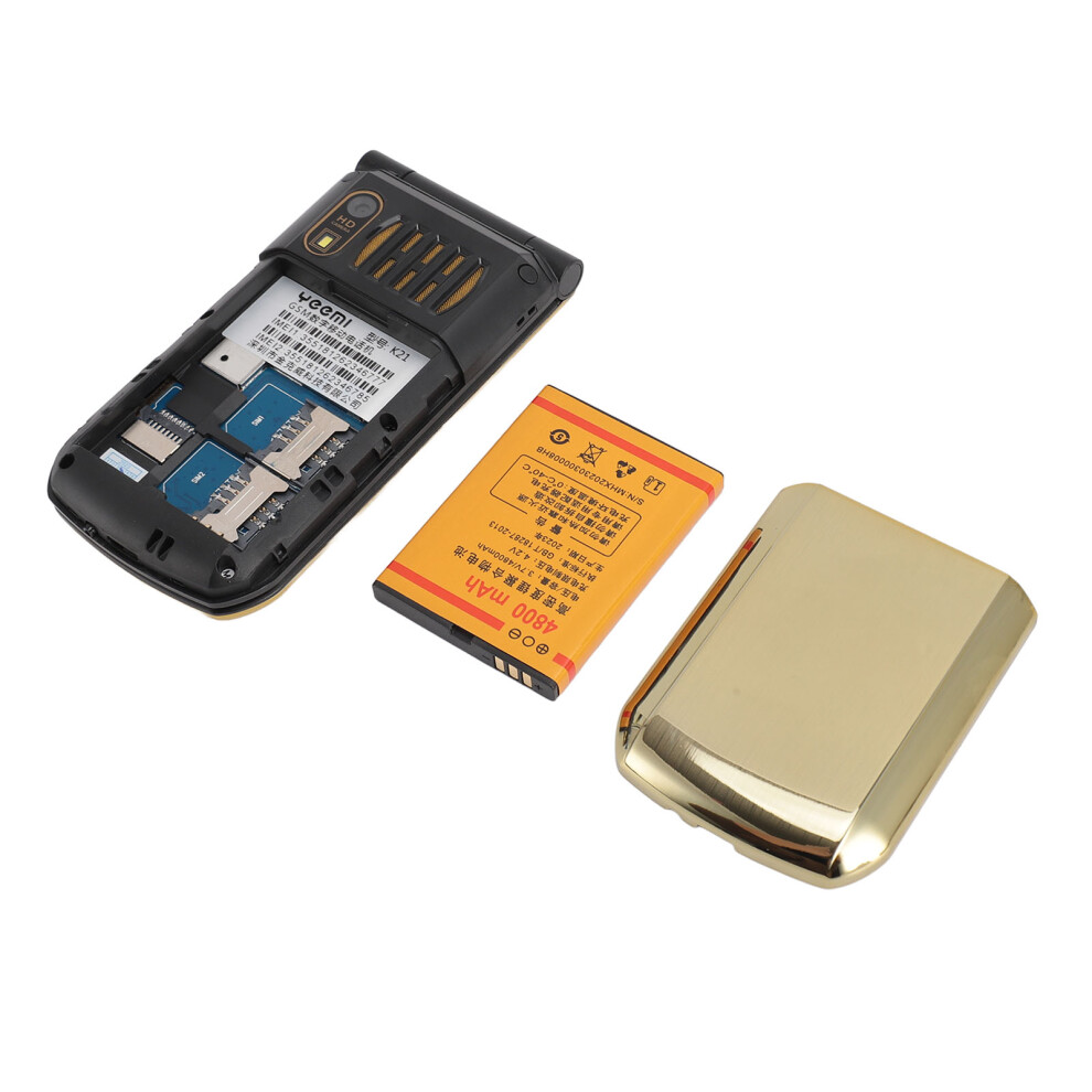 Senior Flip Cell Phone für ältere Menschen 4800mAh Große Tasten Lautes ...