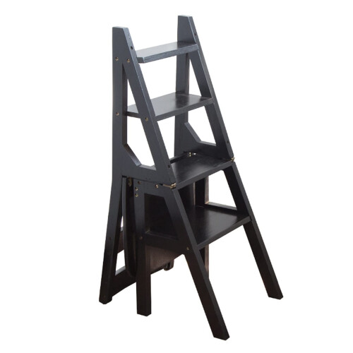 Folding ladder chair combination, 4step step stool, portable step ...
