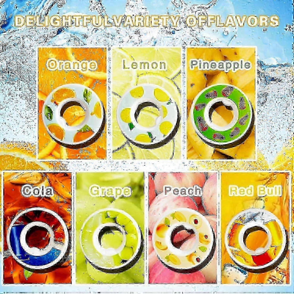 Gourde gonflable Blue2025 Sports Air sans BPA, 650 ml, avec 7 capsules ...