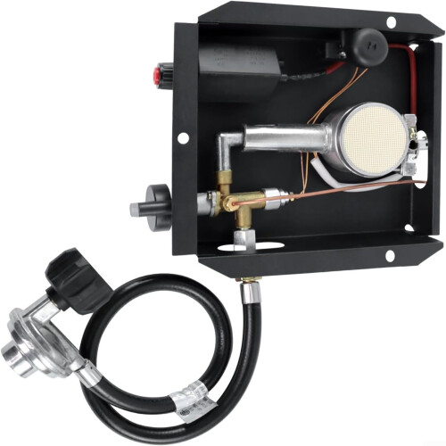 Gas burner control box, tested thermocouple, 3/8' thread for propane ...