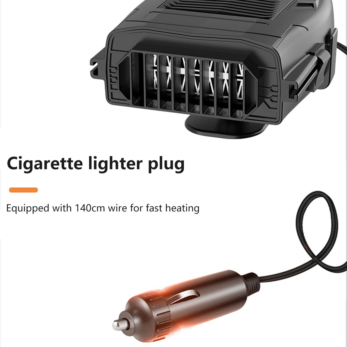 Chauffage de voiture portable avec dégivrage rapide et rafraîchissement ...