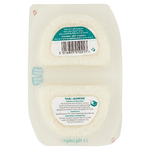 VEETEE Microwavable Thai Jasmine Rice Twin Pot 280 g Pack of 6 on OnBuy