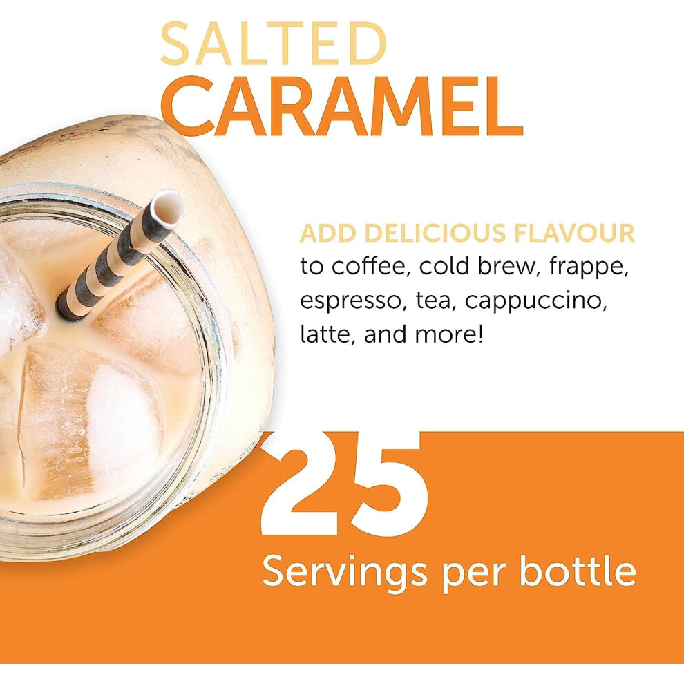 Jordans Skinny Mixes Salted Caramel Zero Sugar Flavouring Syrup for ...