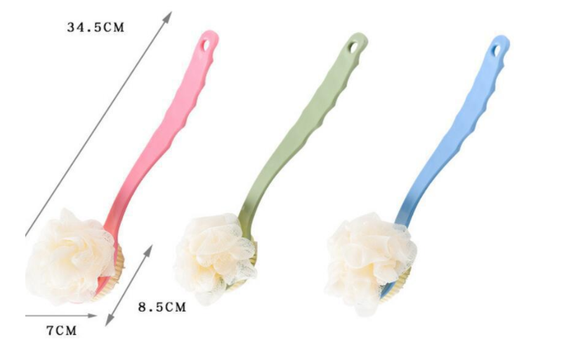 Luffa exfoliant nettoyant, éponge douce en nylon pour la douche ...