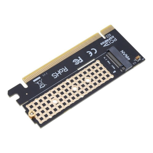 PCIE x16 -adapterikorttiin Pci-e to Converter Riser NVMe SSD-sovitin M ...
