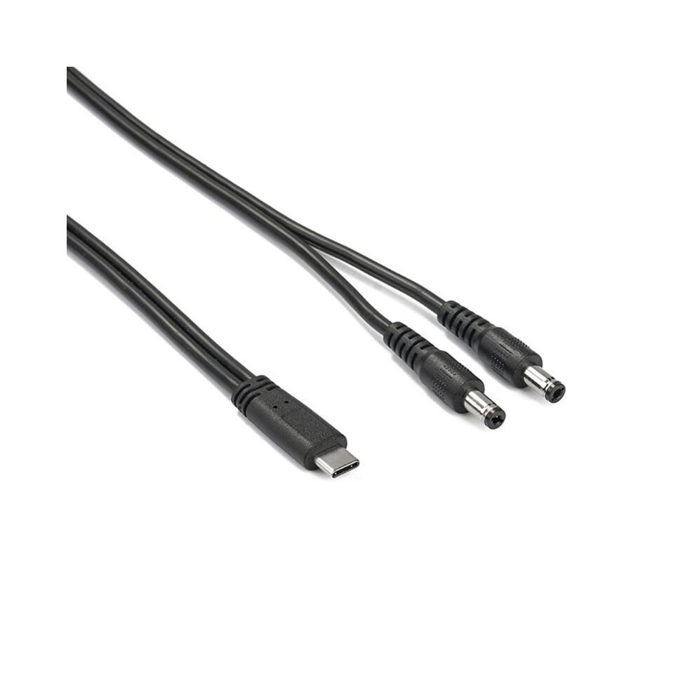 Type C to Double DC5525 Power Cable 5.5x2.5mm 5525 Plugs for Routers ...