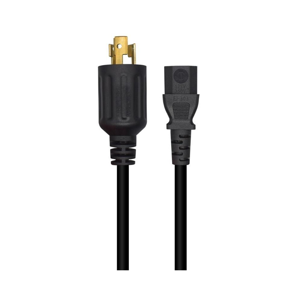 14AWG Server Power Cord, NEMA L5-30P to IEC 320 C13, 15 Amps 250 Volts ...