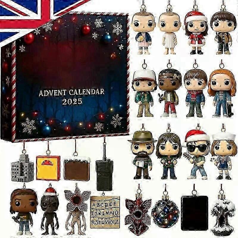 Countdown Stranger Things Advent Calendar 2025 24 Days of Festive 2D ...