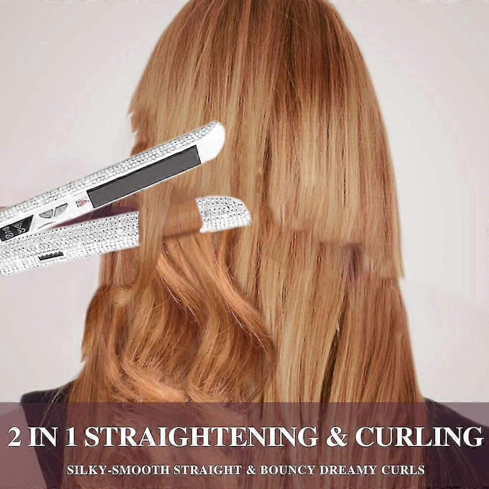Professional Straightener And Curler, Dorisilk Titanium Flat Iron ...