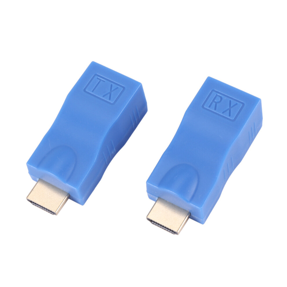 5X -Extender Auf RJ45 LAN-Netzwerkerweiterung Sender Empfänger Tx Rx ...