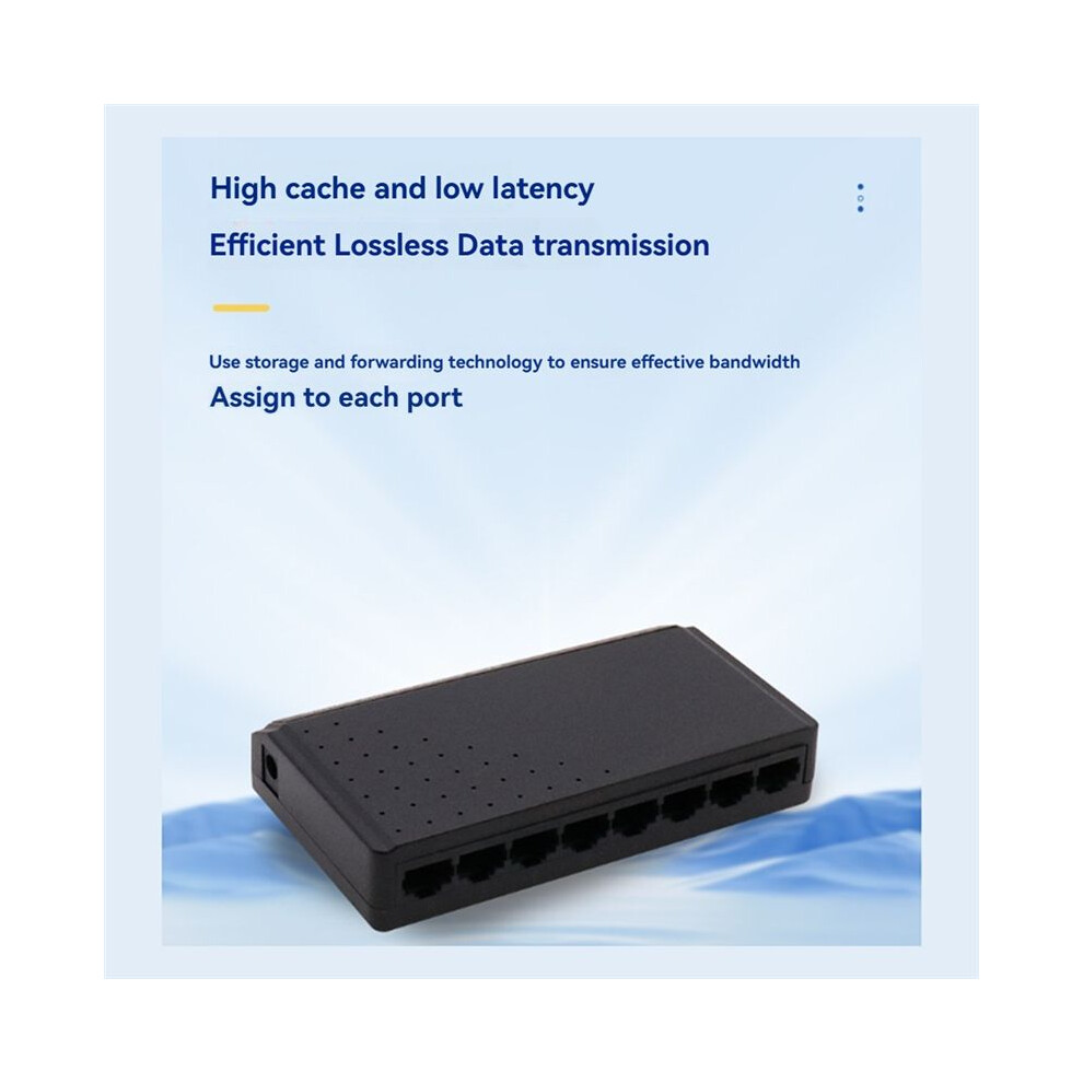 PoE-, 8-Port-Ethernet-Netzwerk-, 6+2 PoE-Injektoradapter für CCTV-IP ...