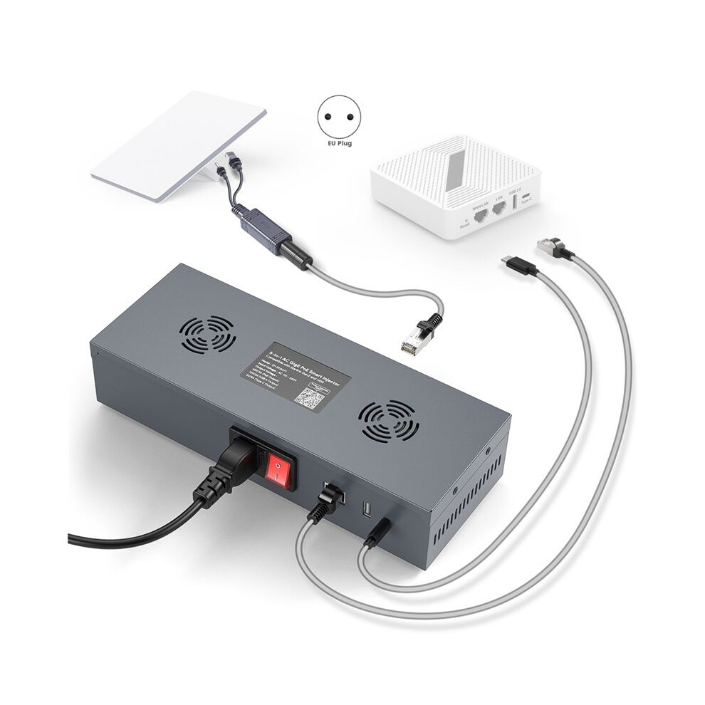 POE Injector for Starlink Version 5-in-1 AC POE Injector and Separator ...