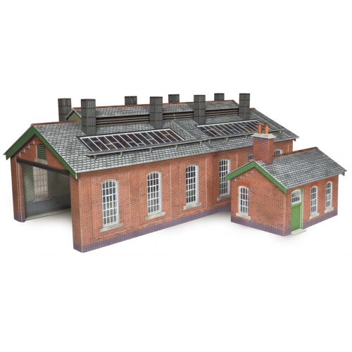 Double Track Engine Shed Card Kit on OnBuy