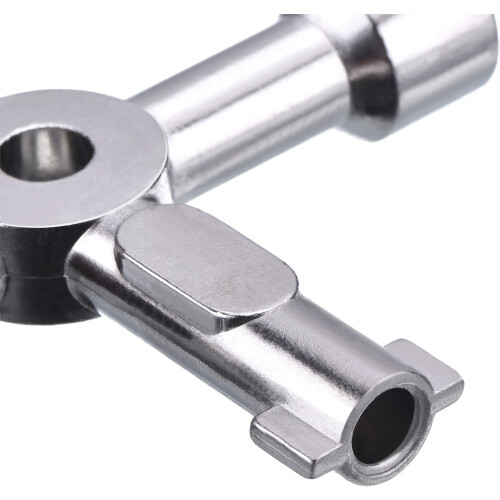 Llave multifuncional con aspecto de acero inoxidable, diseño en forma ...