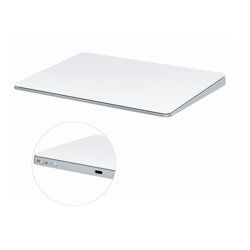 Wireless Trackpad,Smooth Glass Surface with Multi-Touch, Aluminum USB ...