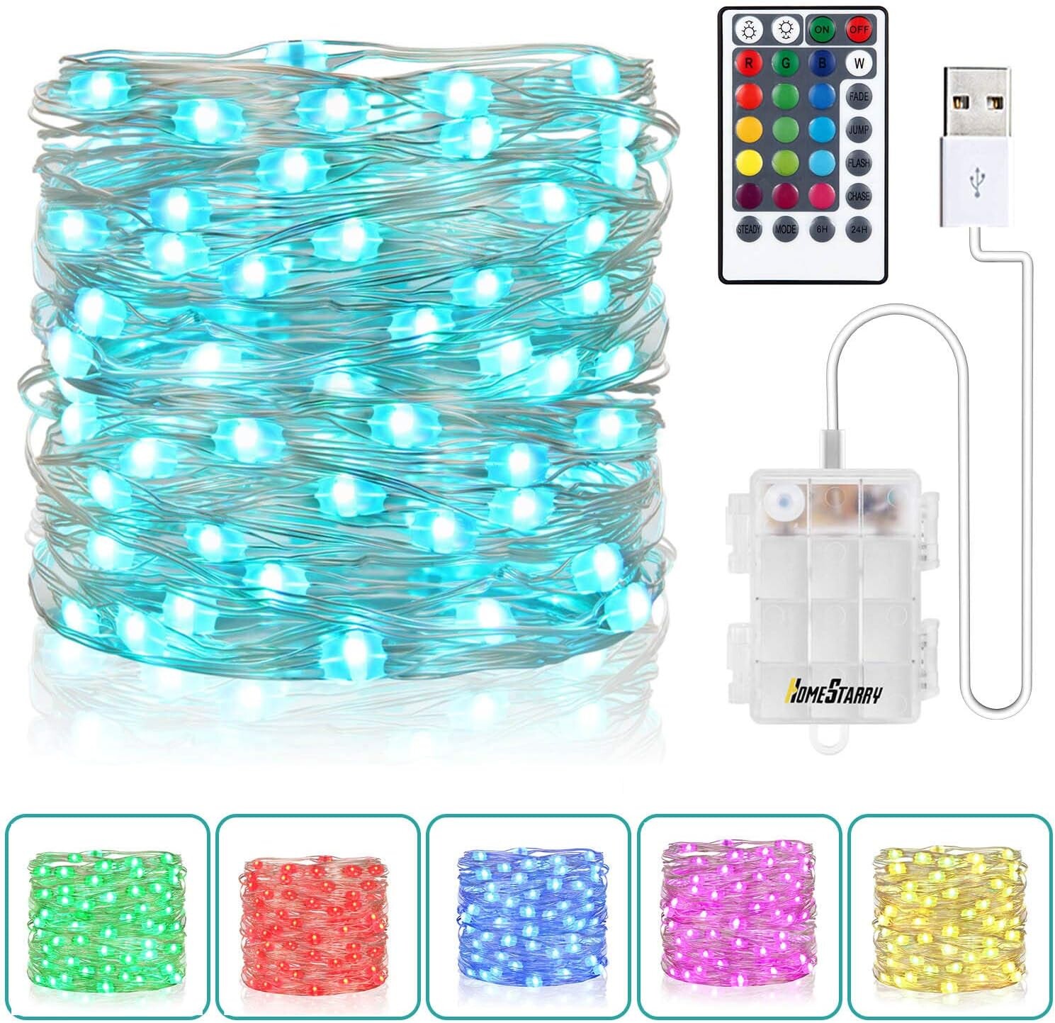 Espectaculares luces de hadas sincronizadas con la música, ilumina tu ...
