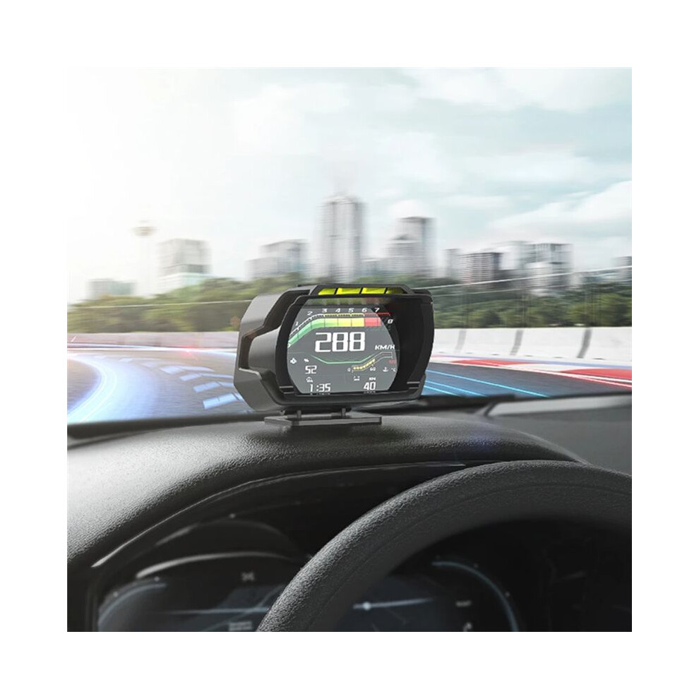 New OBD+GPS Speedometer Car - Display HUD Overspeed Alarm Water Temp ...
