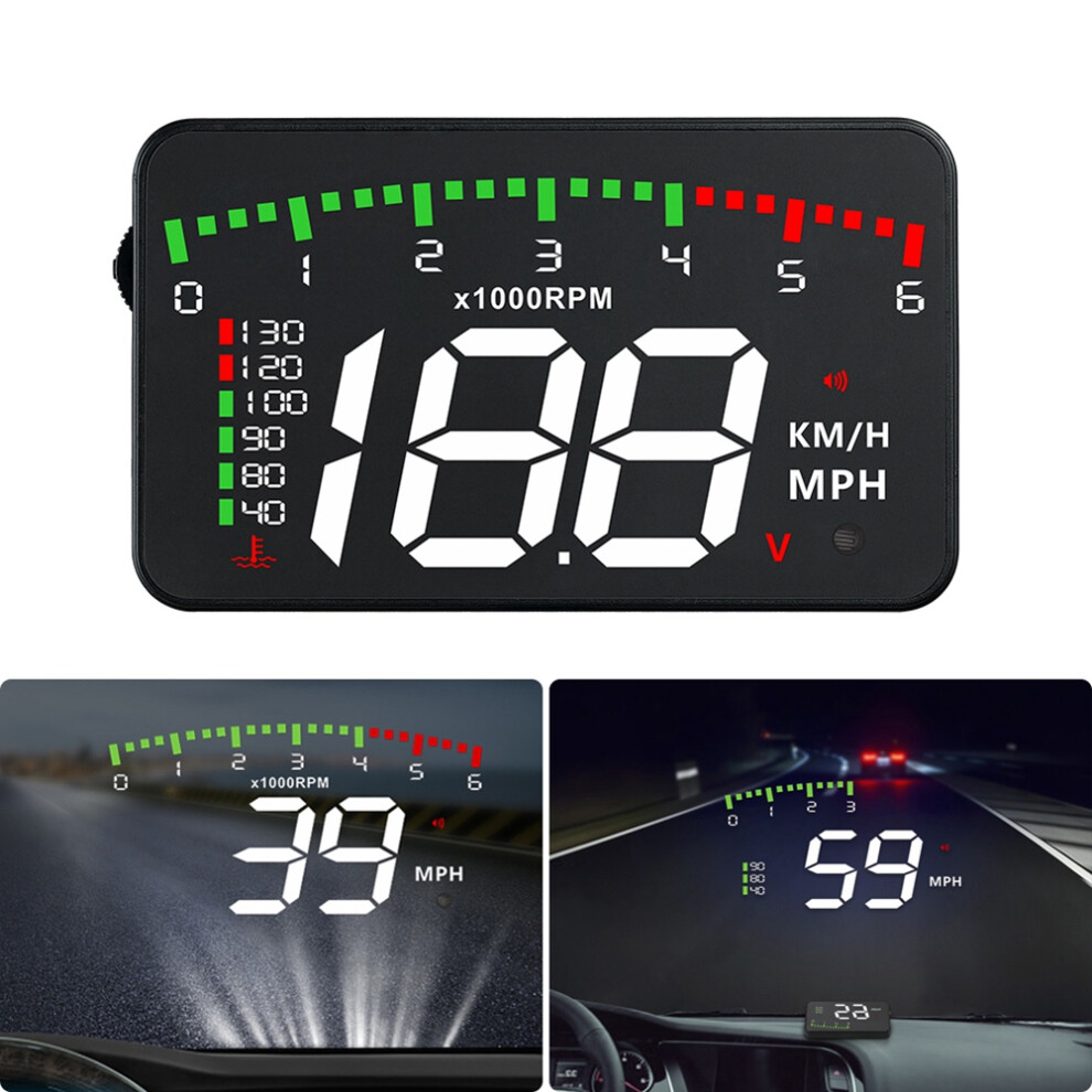 A900 Car HUD OBD RPM Meter - Display Car Accessories Multi-Display Car ...