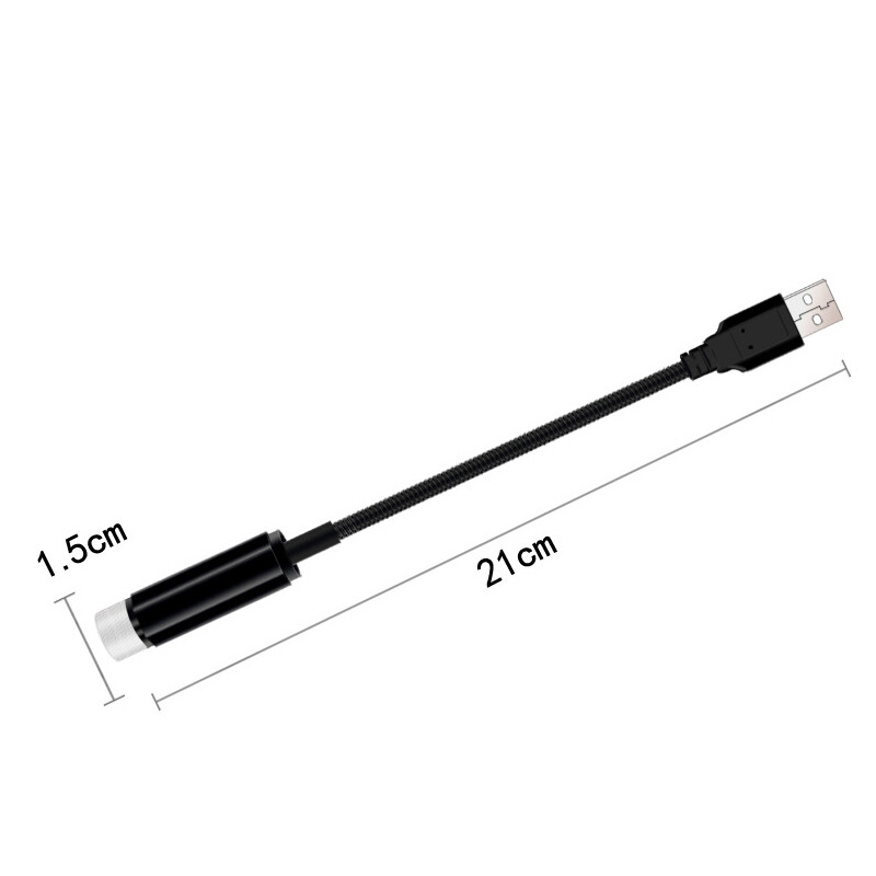 Lámpara de techo portátil USB para coche, luz nocturna romántica con ...