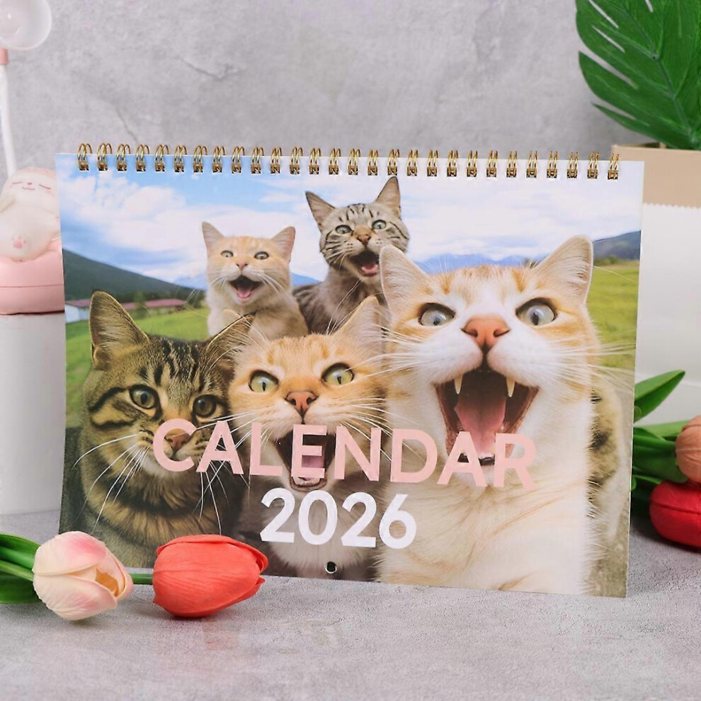 2026 Cat Calendar for Cat Lovers Funny Cats Calendar Kitten Calendar ...