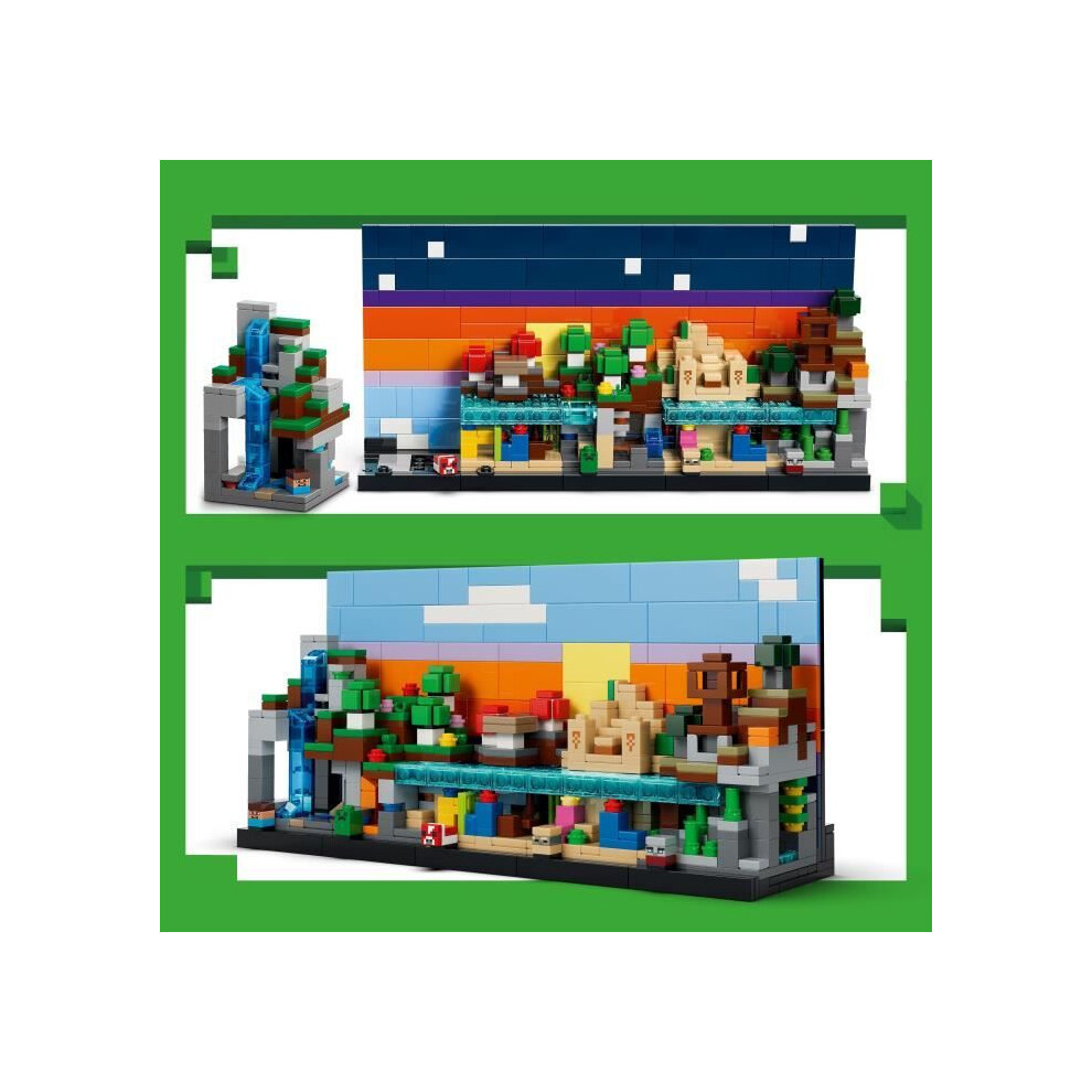 LEGO Minecraft 21589 Mini Biome - Bau-Spielzeug für Jungen oder Mädchen ...