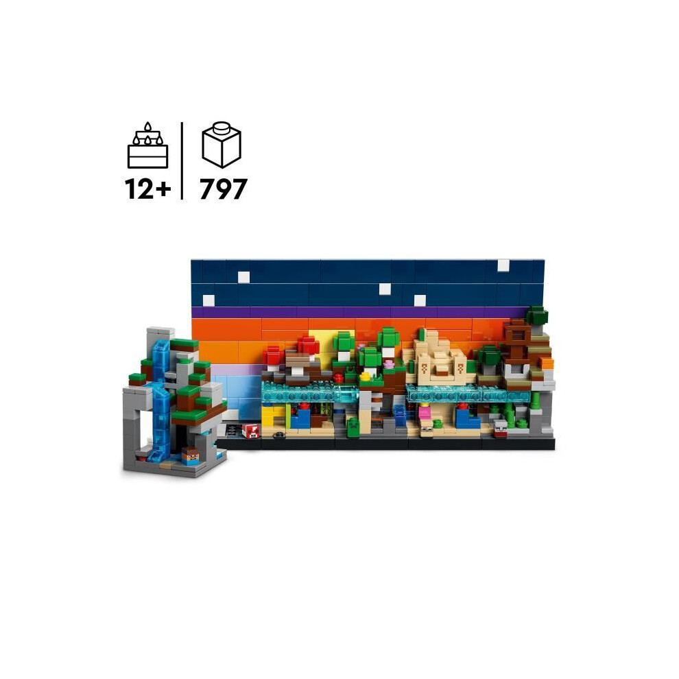 LEGO Minecraft 21589 Mini Biome - Bau-Spielzeug für Jungen oder Mädchen ...