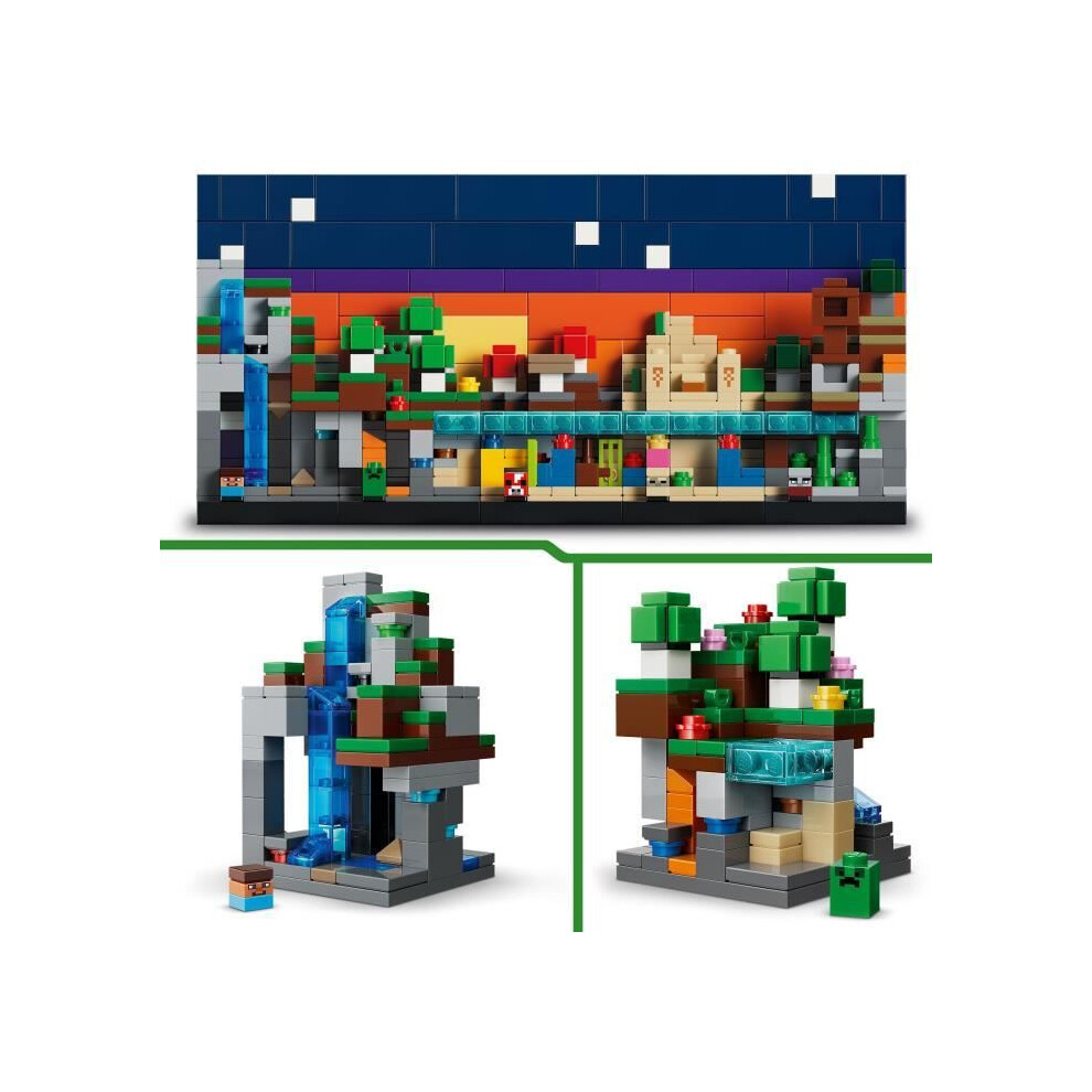 LEGO Minecraft 21589 Mini Biome - Bau-Spielzeug für Jungen oder Mädchen ...