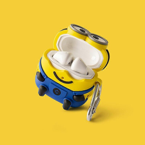 Two-eyed man with big eyes-blue clothes Cartoon earphone box,Airpods ...